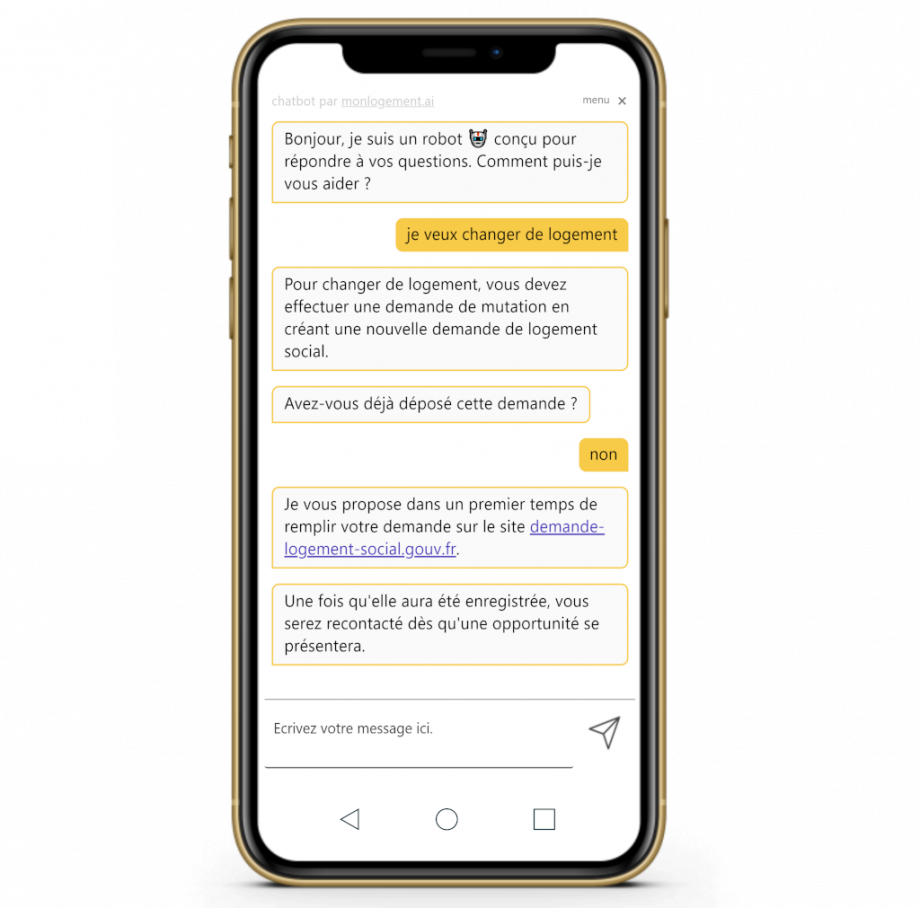 HaiXon – Chatbot préentraîné pour le logement social - monLogement.ai